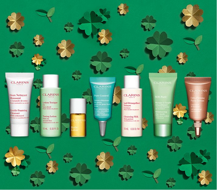 CLARINS CANADA 2019 ST. PATRICK’S DAY PROMO: 7 Free Deluxe Samples w ...