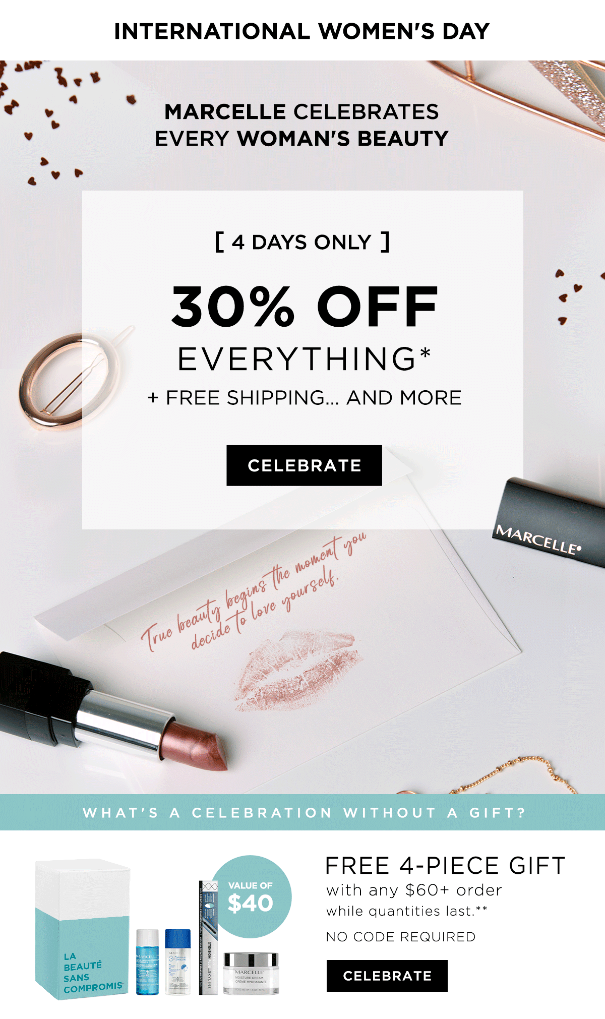 MARCELLE CANADA SALE & GWP: 30% Off Everything + Free 4-Pc Gift Set ...