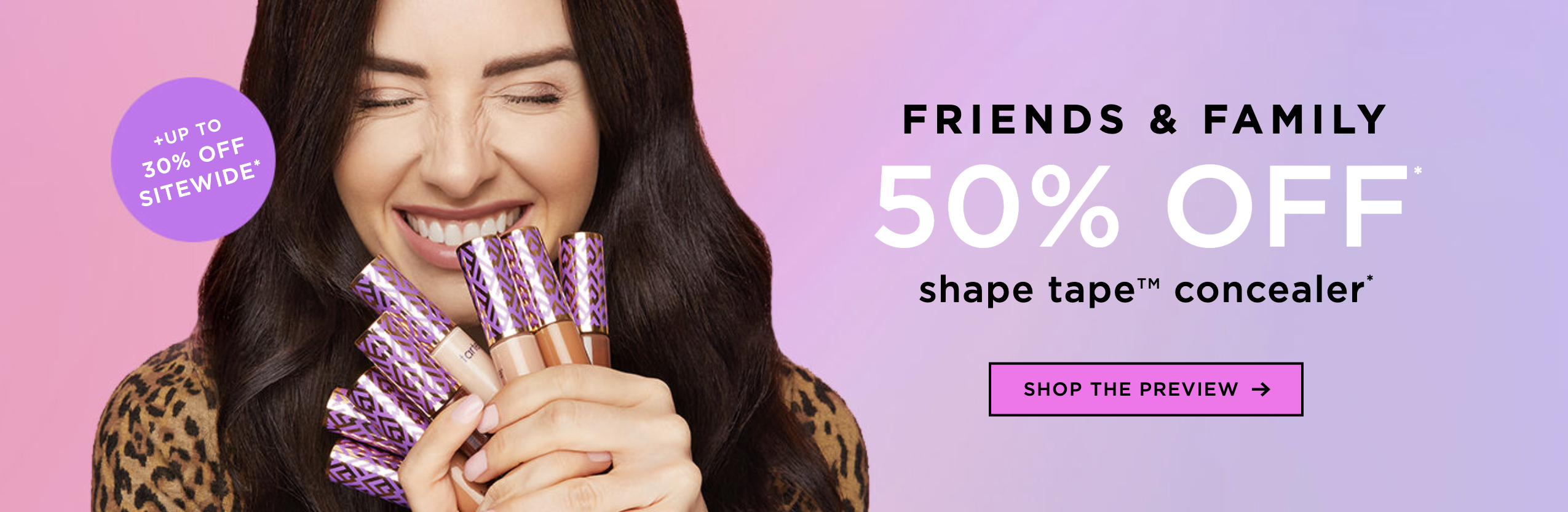 TARTE COSMETICS CANADA: 50% Off Shape Tape Concealer + 30% Off Sitewide ...