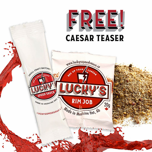 CANADIAN FREEBIES: Free Lucky’s Caesar Teaser | Lucky’s Speed Sauce Canada